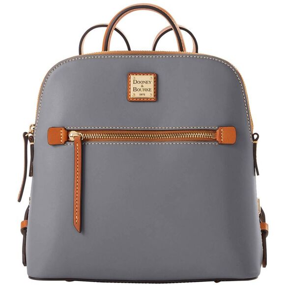 Dooney & Bourke | Bags | Dooney Bourke Wexford Leather Backpack Slate ...